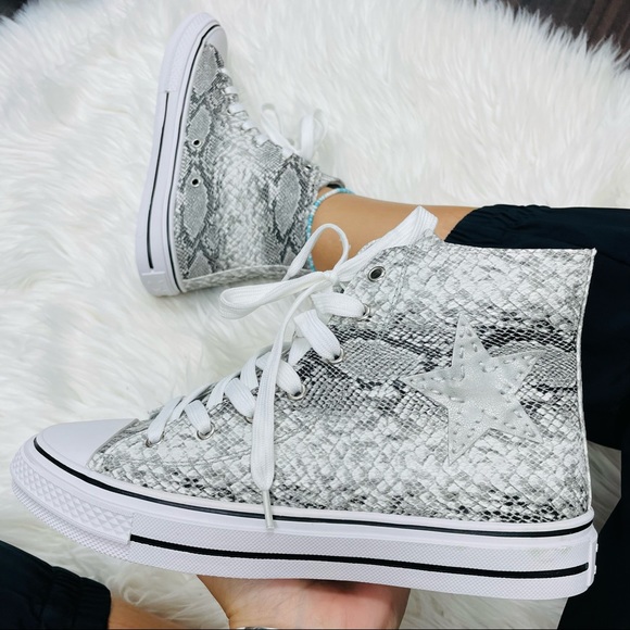 CCOCCI | Shoes | Snake Skin High Top Star Sneaker | Poshmark